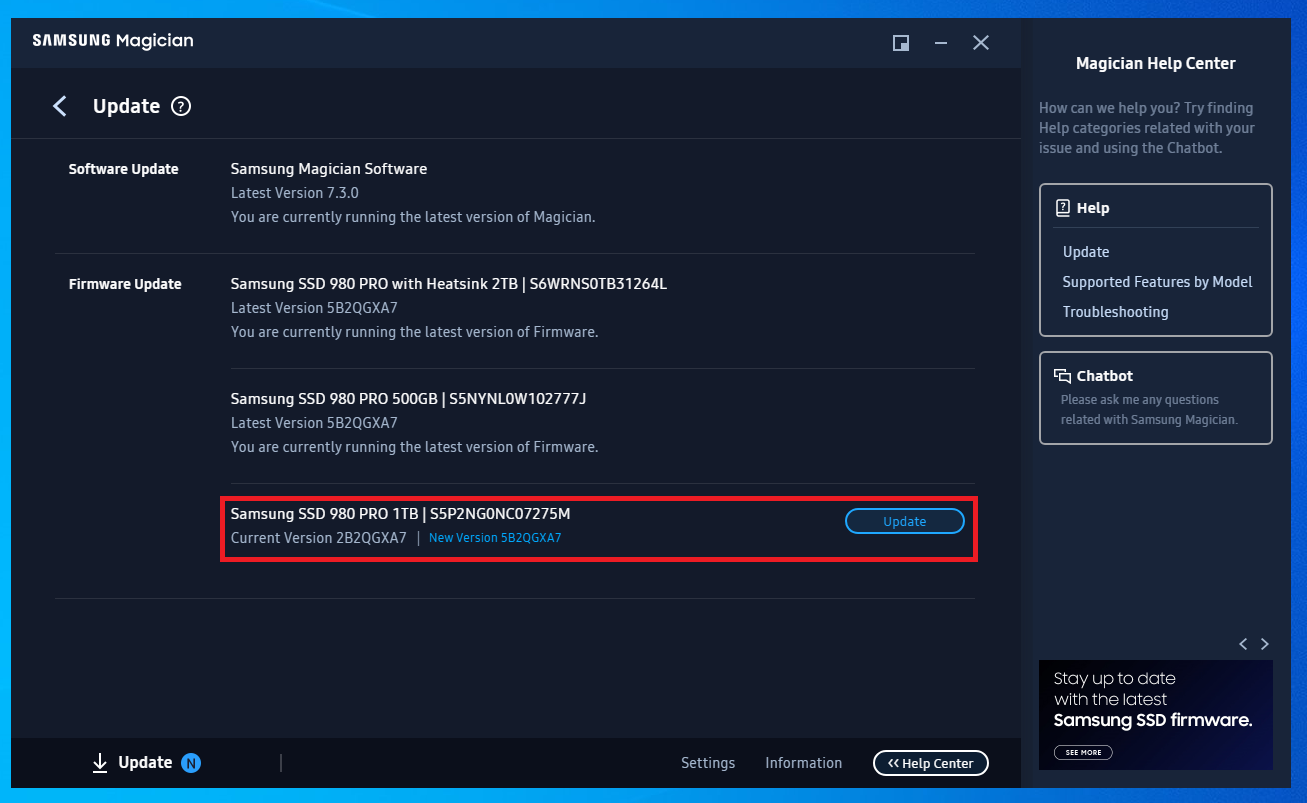 Urgent Firmware Update Required for Some Samsung 980 Pro 2TB SSDs ...